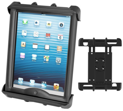 Mount Aircraft Tab-Tite Universal Spring Loaded Cradle for 10" Tablets ...