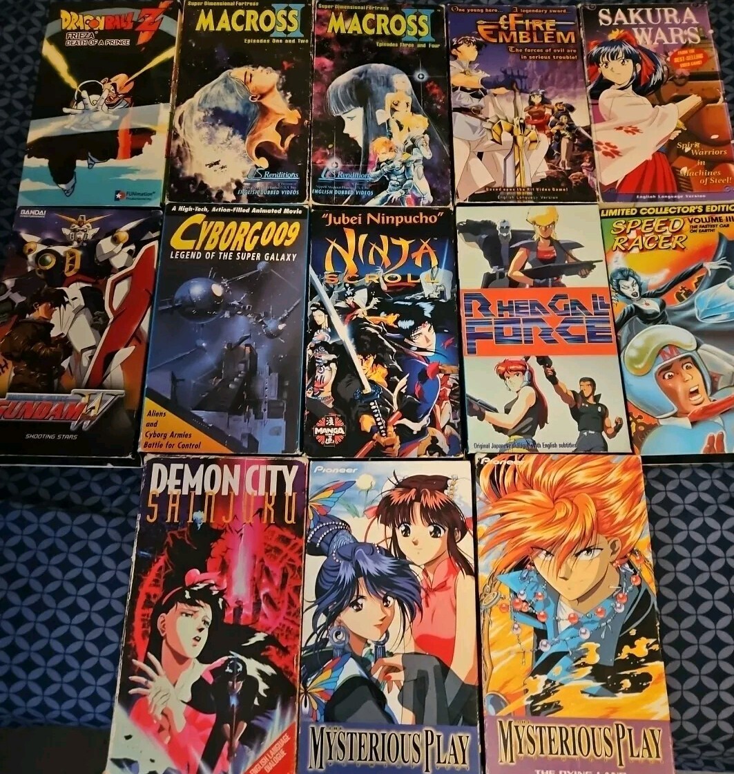 Anime VHS Lot NINJA SCROLL and 12 More | eBay
