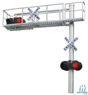 NEW Walthers Modern Grade Crossing Signal Single-Lane HO Scale FREE US ...