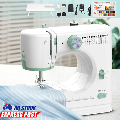 Portable Electric Sewing Machine Double Threads with Extension Table ...