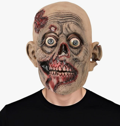Zombie Mask Scary Walking Dead Vampire Head Mask Creepy Horror Demon ...
