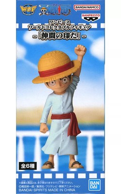 Monkey D. Luffy One Piece WCF Friends Mark PVC Figure | eBay