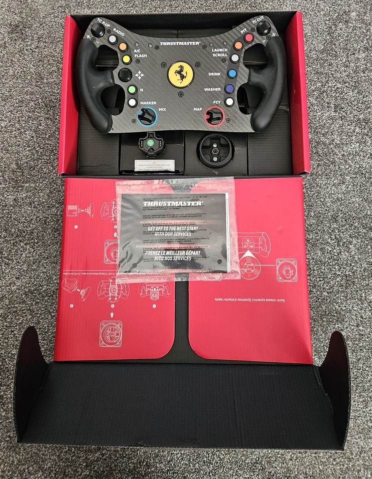 Thrustmaster Ferrari 488 GT3 Steering Wheel Add-On Analogue / Digital ...