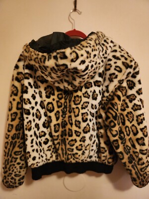 Skea Leopard Ski Jacket with matching Hood - Size 8 | eBay