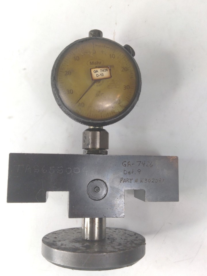 MAHR FEDERAL DIAL INDICATOR .001" Steampunk with Base Industrial ...