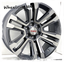 22" gunmetal machine OE replica 5822 wheels fits GMC Sierra Yukon ...