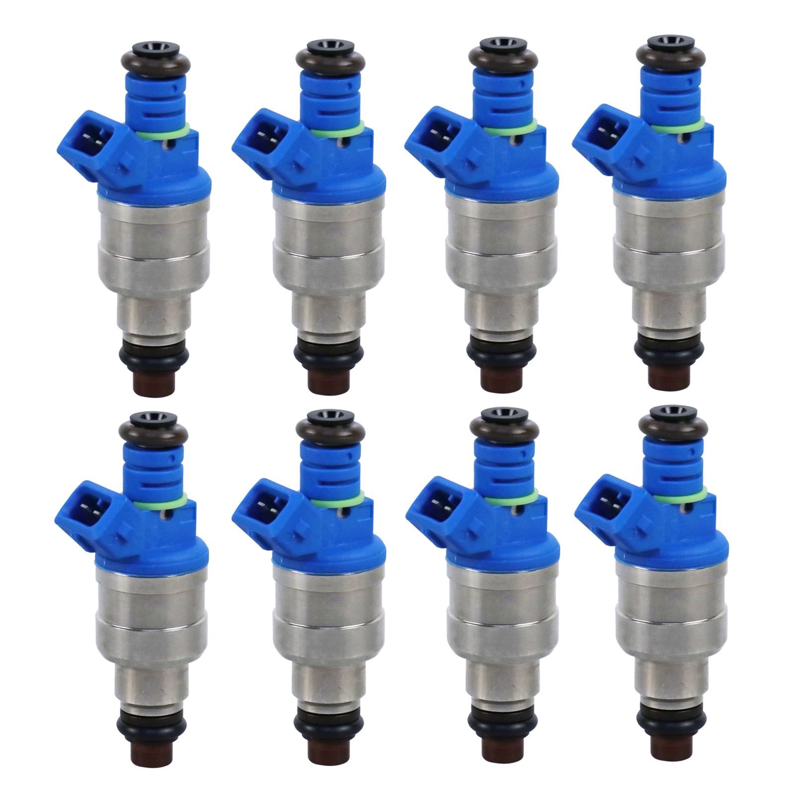 Kit(8) 24lb/hr EV1 Fuel Injectors For Dodge Chevy Ford Pontiac 4 holes ...