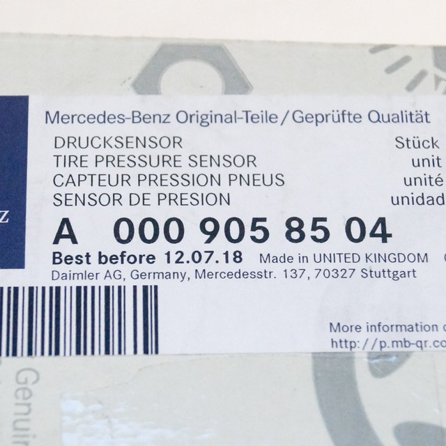 Mercedes-Benz S-class W222 Genuine Tire Pressure Sensors Set ...