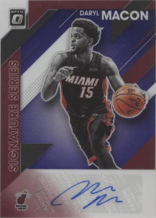 2019-20 Panini Donruss Optic - Signature Series Daryl Macon #SS-DMC ...