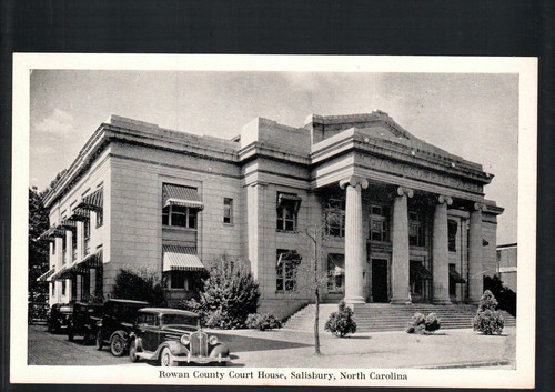 SALISBURY, NC * ROWAN COUNTY COURTHOUSE * UNPOSTED LITHOGRAPH | eBay