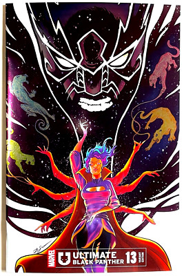 ULTIMATE BLACK PANTHER #13 FOIL BENJAMIN SU ONE YEAR VARIANT 1ST PRINT ...