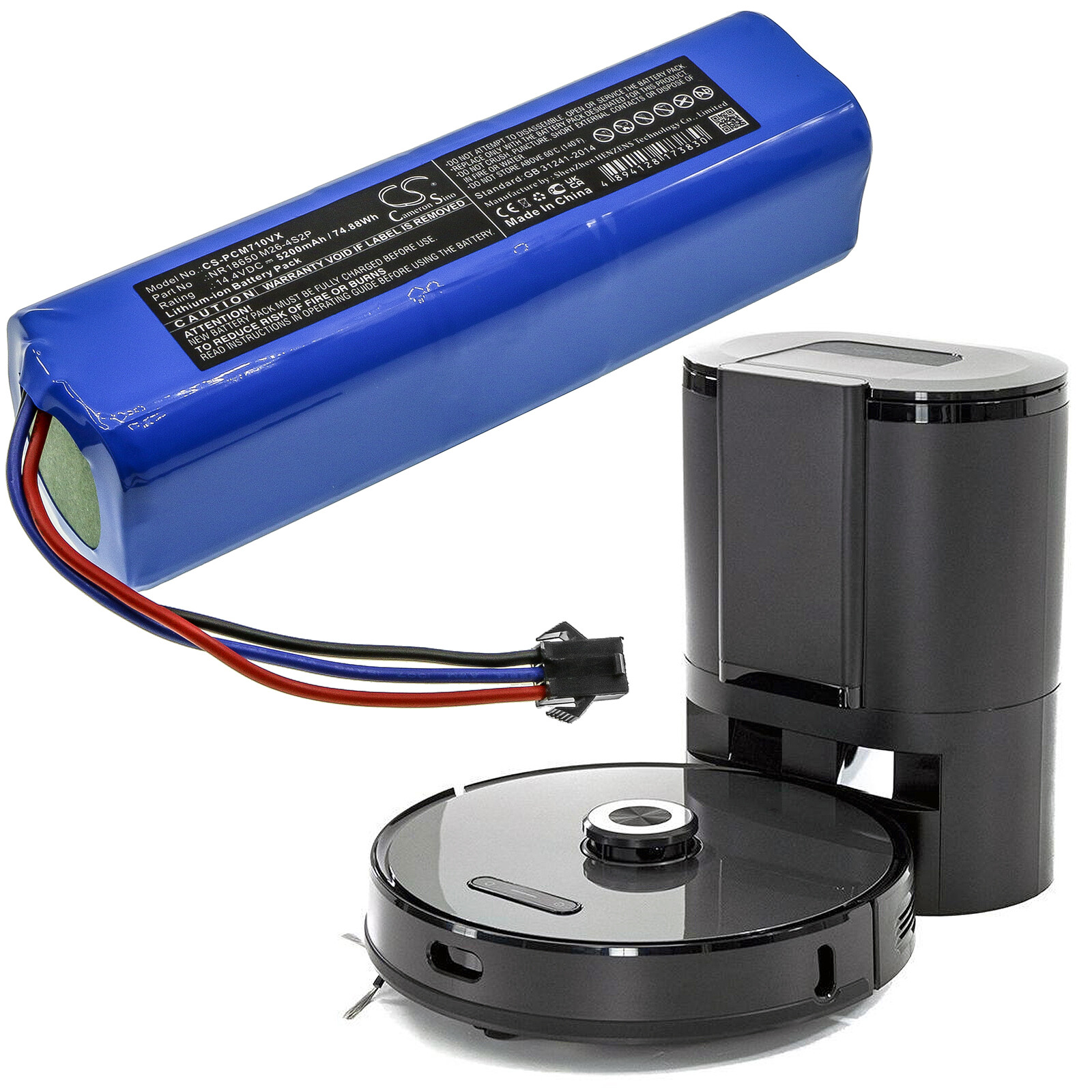 5200mAh Battery For Lenovo LR1,for UONI V980 Plus,for Proscenic M8 Pro,M7 Max | eBay