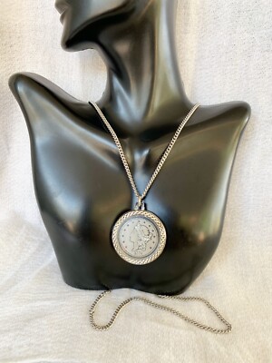 Stainless Steel Twenty D 1776 Coin Necklace 30”long. | eBay