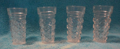 Leonard Made in Italy Crystal Diamond Cut Shot Glasses Set of 4 | eBay