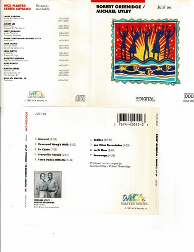 ROBERT GREENIDGE & MICHAEL UTLEY - JUBILEE (CD 1987) **9 TRACKS ...
