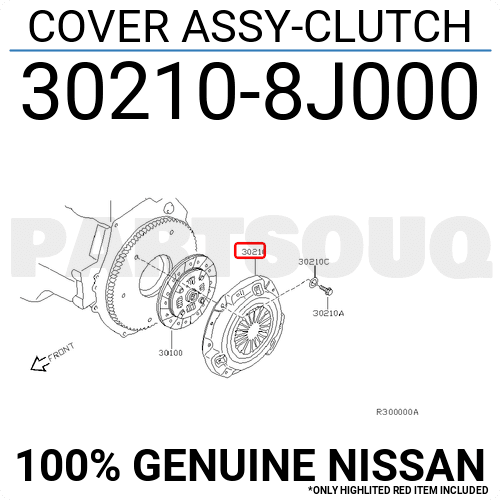 302108J000 Genuine Nissan COVER ASSY-CLUTCH 30210-8J000 | eBay