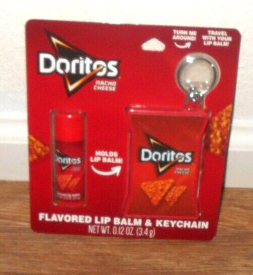 Doritos Nacho Cheese Flavored Lip Balm With Travel Keychain .12oz | eBay