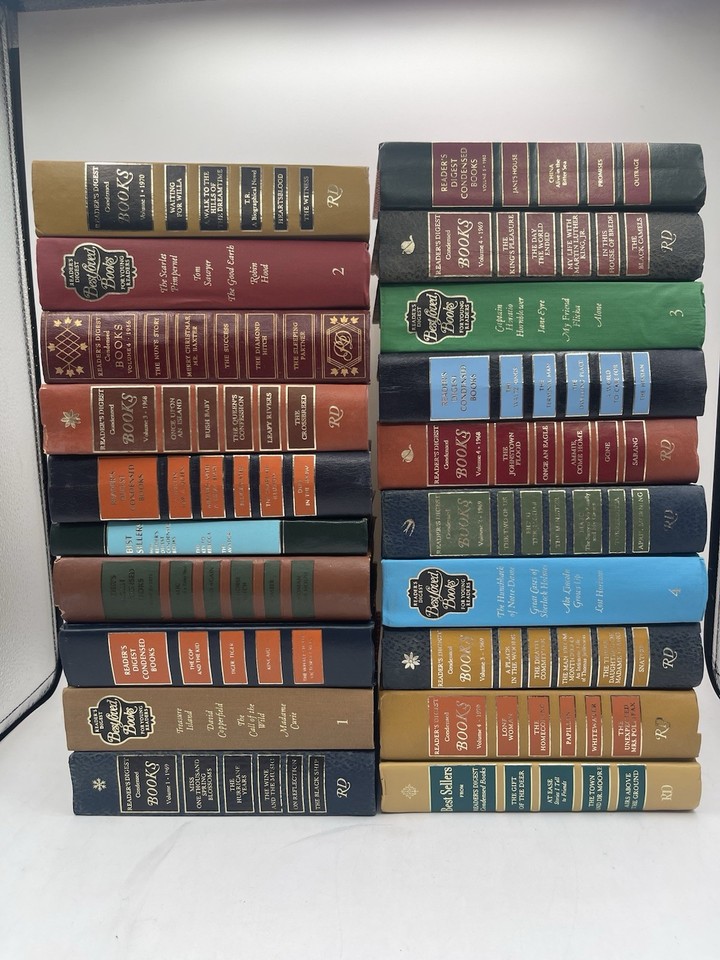 Lot of 10 Random Readers Digest Condensed Books Decorative Covers ...
