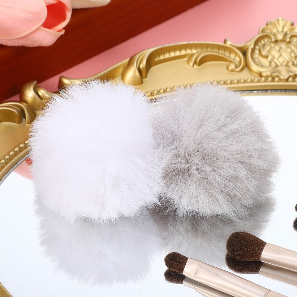 2Pcs Fluffy Bunny Tail Costume Accessory for Adults Plush Rabbit Tail ...