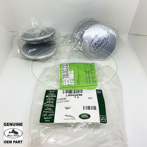 LAND ROVER CENTER CAP SET x4 RR SPORT VELAR DISCOVERY LR094546 OEM | eBay