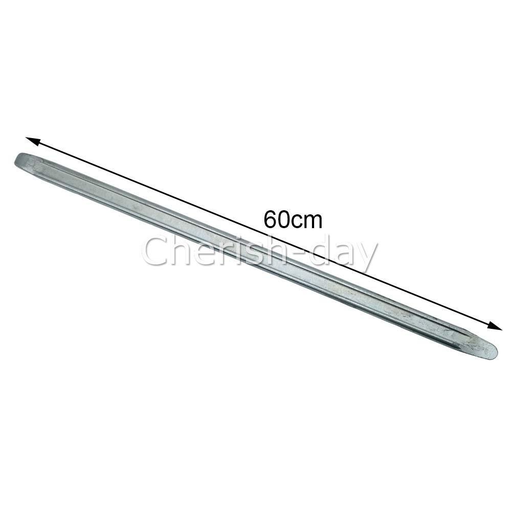 3X Tyre Lever Bars 24" 60CM Tire Iron Chrome Changing Bar Remover ...