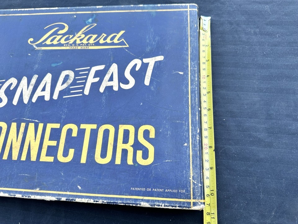 Vintage 1950's Packard Snap Fast Connectors Box | eBay