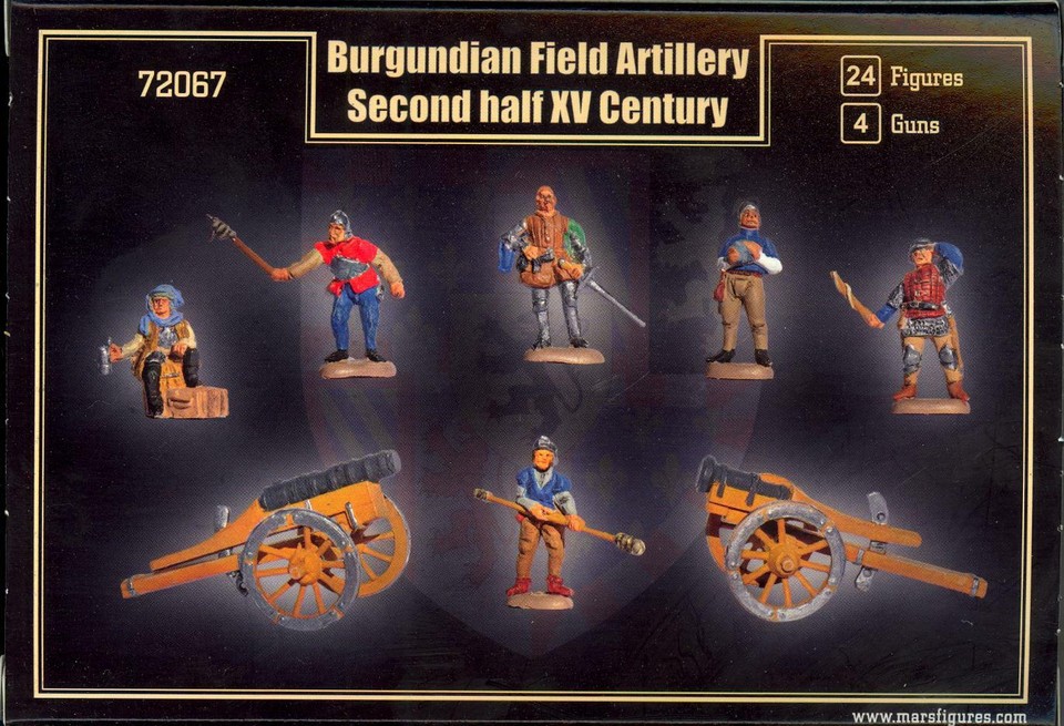 Mars Figures 1/72 BURGUNDIAN FIELD ARTILLERY Late 15th Century Figure ...