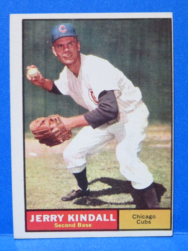 1961 Topps Card #27, JERRY KINDALL, Chicago Cubs, High-Grade | eBay