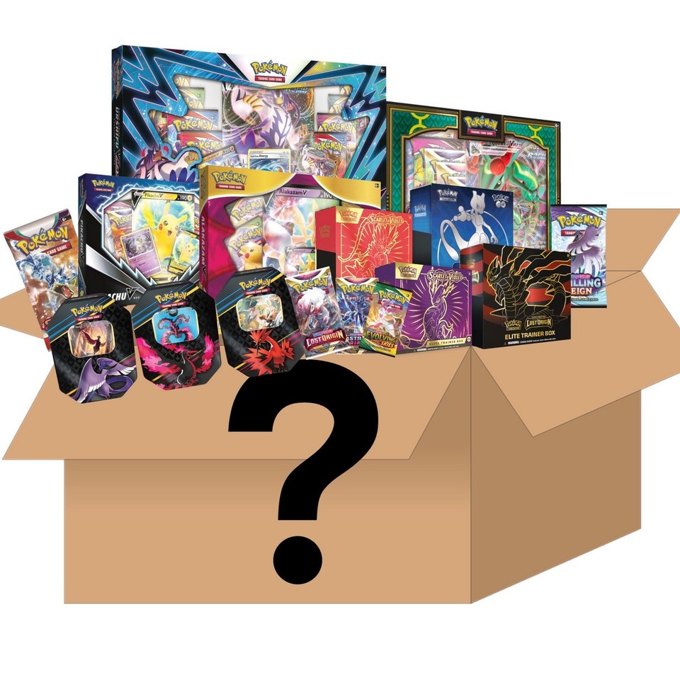 Pokémon Mystery Box 🔥Graded Slabs, Sealed Booster & etb boxes, Cards ...