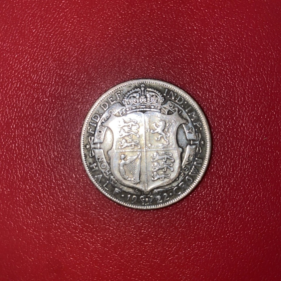1922 George V 50% Silver Half Crown 2/6 coin---Good Lustre Coin | eBay UK