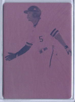 2020 Leaf Flash Baseball Alika Williams Rays Magenta Printing Plate 1/1 ...