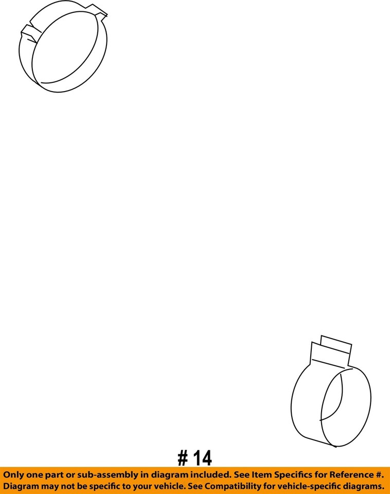 GM OEM 07-19 Sierra 1500 Cooling Radiator Components-Outlet Hose Clamp ...