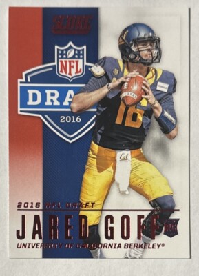 Jared Goff 2016 Score NFL DRAFT SHIELD RED Rookie Card #2 (5794) | eBay
