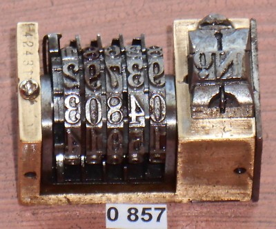 Numbering Machines - Vintage Letterpress