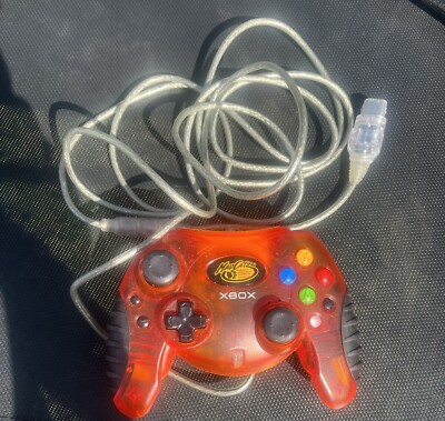 Mad Catz Original Xbox Controller Gamestop Microcon ORANGE Wired Tested ...