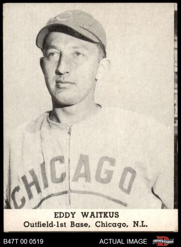 1947 Tip Top Bread Eddie Waitkus Cubs 5 - EX | eBay