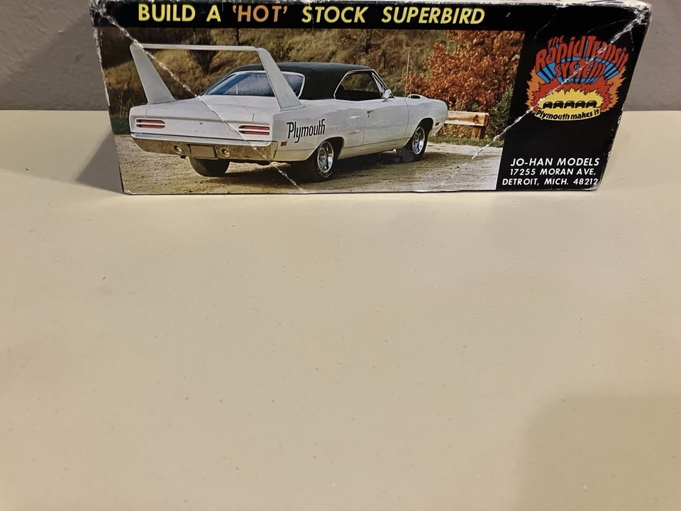 Jo-Han #GC-1470, 1970 Plymouth Superbird Model Kit, Sealed | eBay
