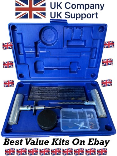 Heavy Duty Tyre Puncture Repair Tool Set Tire Kit Car Truck Tractor JCB ...