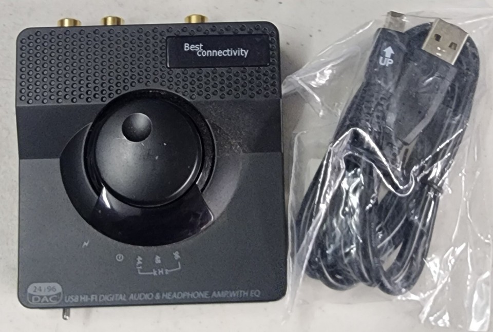 Best Connectivity USB Hi-Fi DAC Headphone Amp 24bit/96kHz Digital Audio ...