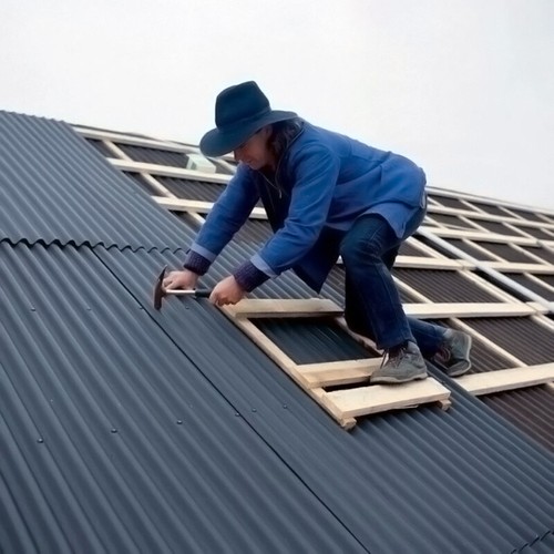 Trapezoidal 12 PCs Corrugated Roof Sheets Profile Galvanized Metal ...