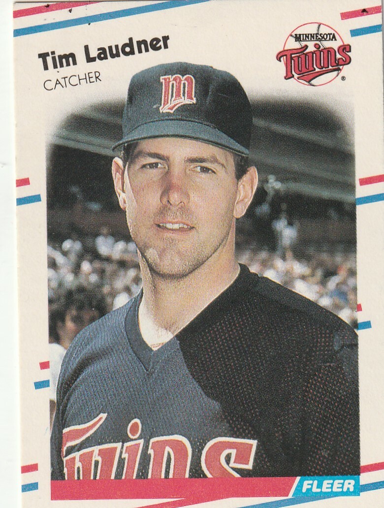FREE SHIPPING-MINT-1988 Fleer Tim Laudner #15 TWINS PLUS BONUS CARDS | eBay