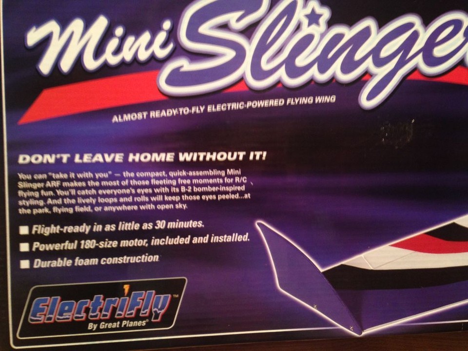 Electrifly Mini Slinger RC B2 Bomber Look Airplane ARF Kit With Motor ...