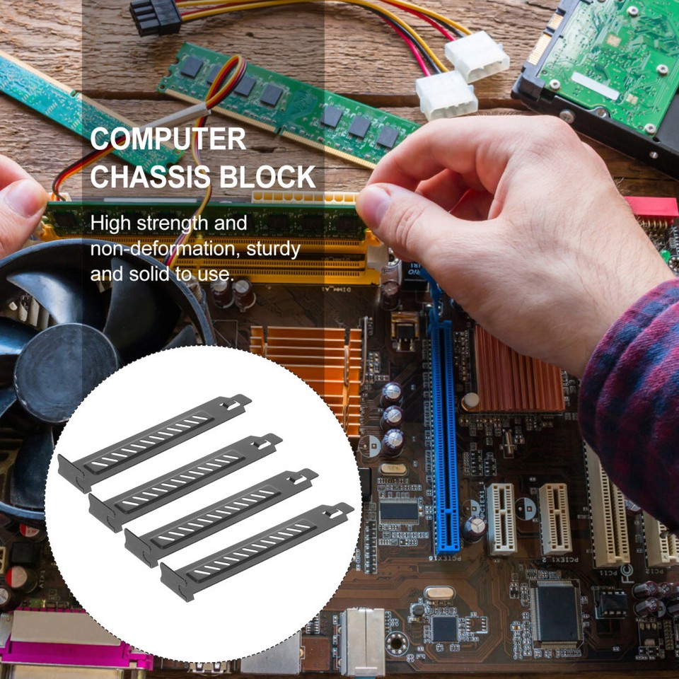 20PCS Vented PCI Slot PCI L Blank Bracket Vented Slot PCI Blank Bracket ...