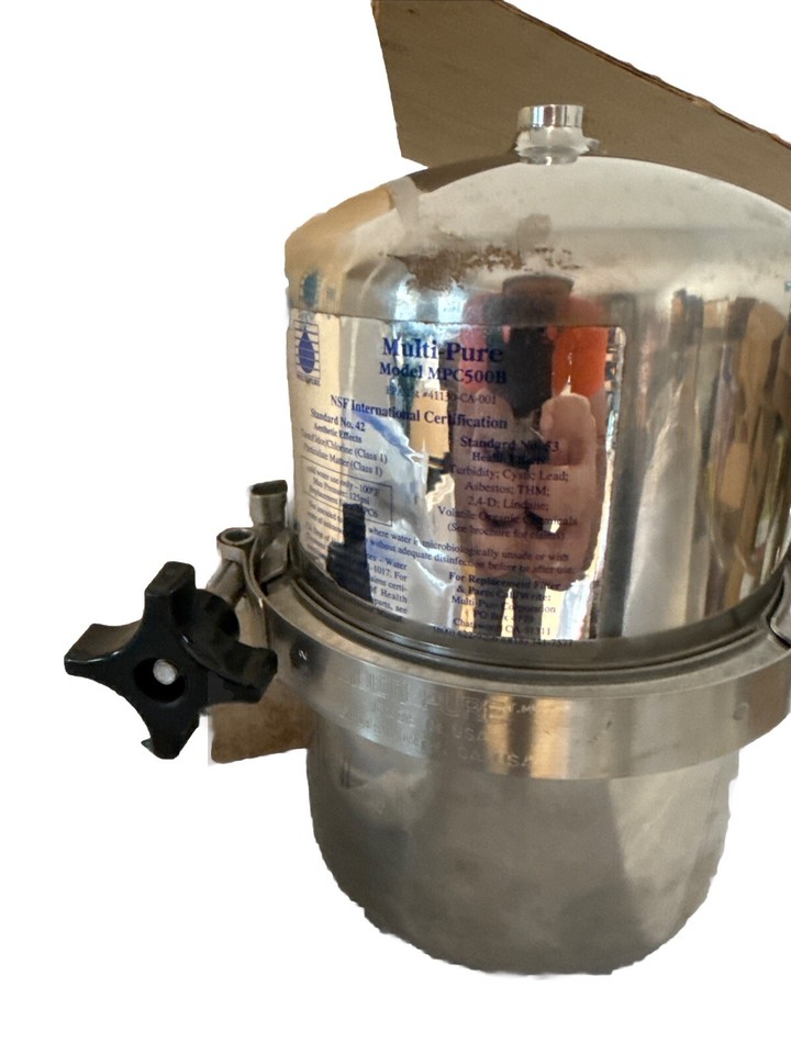 Multipure Multi-Pure Model 500 Below Sink & Counter Top Drinking Water ...