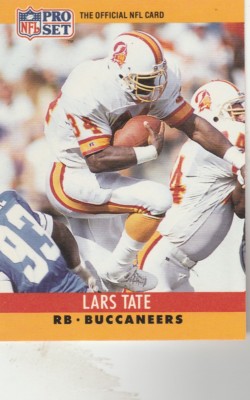 FREE SHIPPING-MINT-1990 NFL Pro Set # 317 Lars Tate BUCCANEERS | eBay
