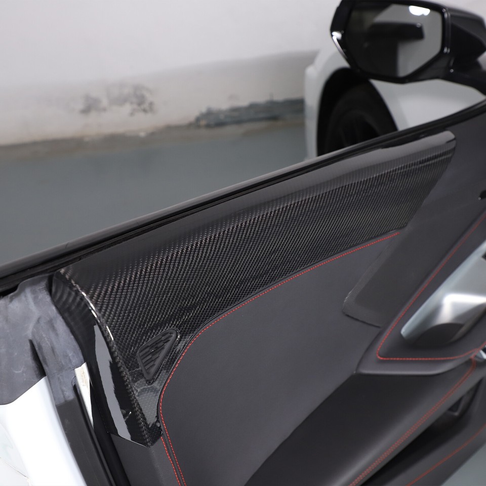Real Dry Carbon Fiber Full Interior Dash Trim Cover Set Fits Corvette ...