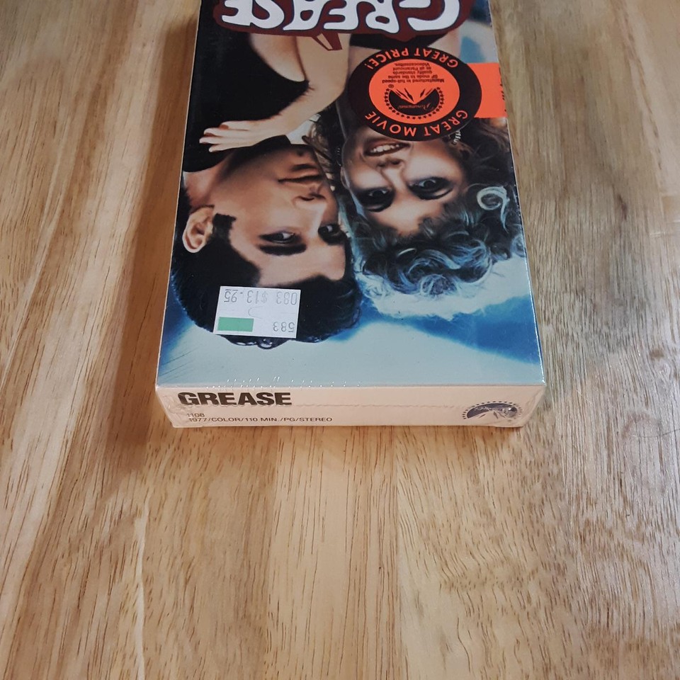 Grease VHS VCR Tape Sealed John Travolta | eBay