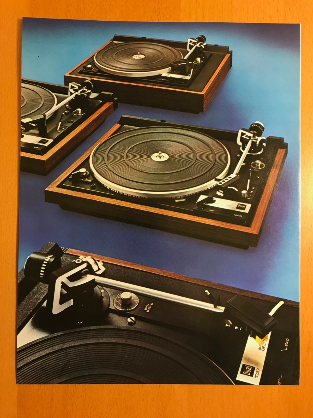 ORIGINAL UNITED AUDIO DUAL TONEARM 1237, 1241 & 1245 SALES BROCHURE ...