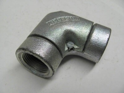 3/4" Appleton Rigid Inside Pull Elbow Malleable Iron | eBay