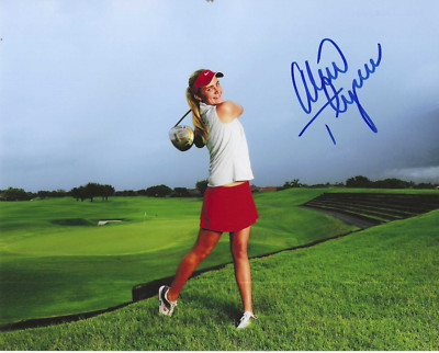 Autographed Signed ALEXIS LEXI THOMPSON LPGA Tour 8x10 Golf Photo - w ...